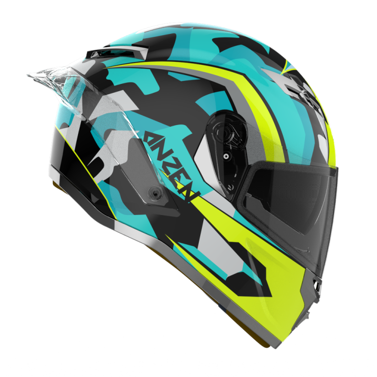 TITANIUM G2- ANZEN (GLOSSY) – Ridex Helmets and Jackets
